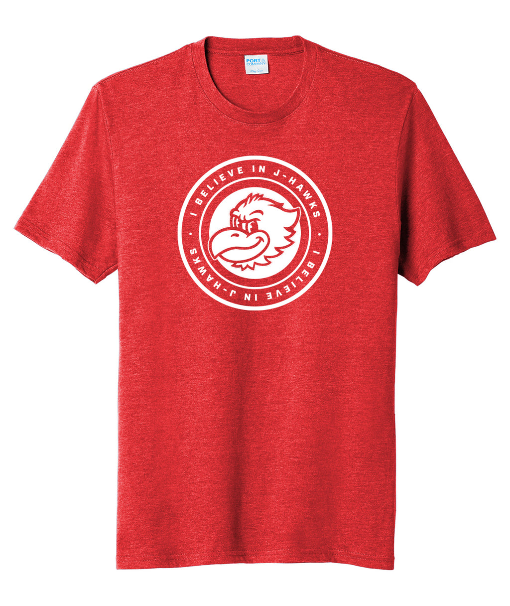 I Believe in J-Hawks Soft Tee – Urbandale Letterman Locker